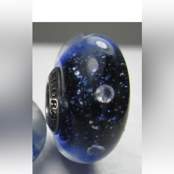 Pandora | Jewelry | Pandora Royal London Dark Blue Effervescence Murano ...